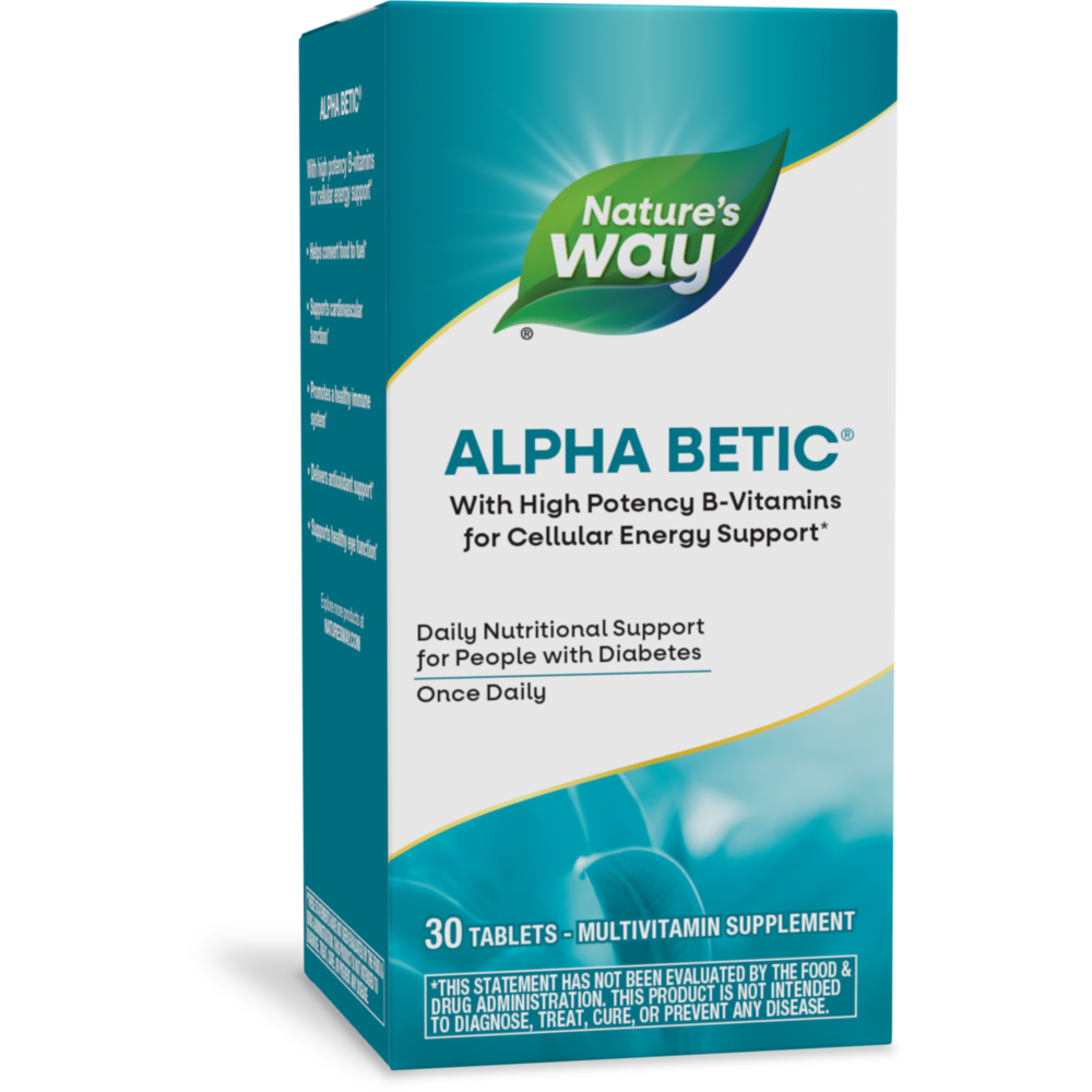 Alpha Betic Multi-Vitamin 30 tabs | ALBET | Nature's Way