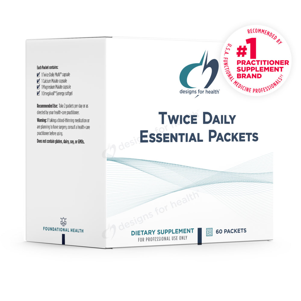 Twice Daily Essential Packets | TWIC7 | Designs for Health