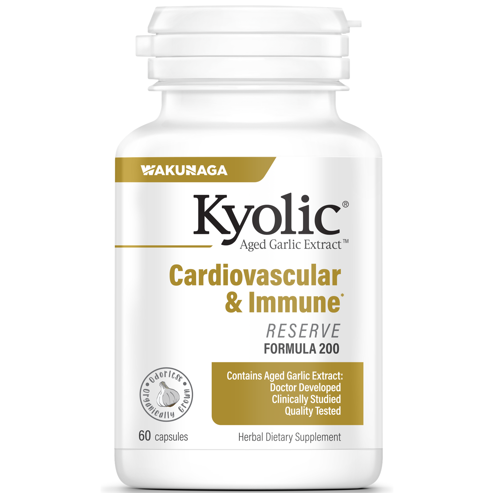 Kyolic Cardiovascular & Immune Reserve 1200 mg | W20041 | Wakunaga