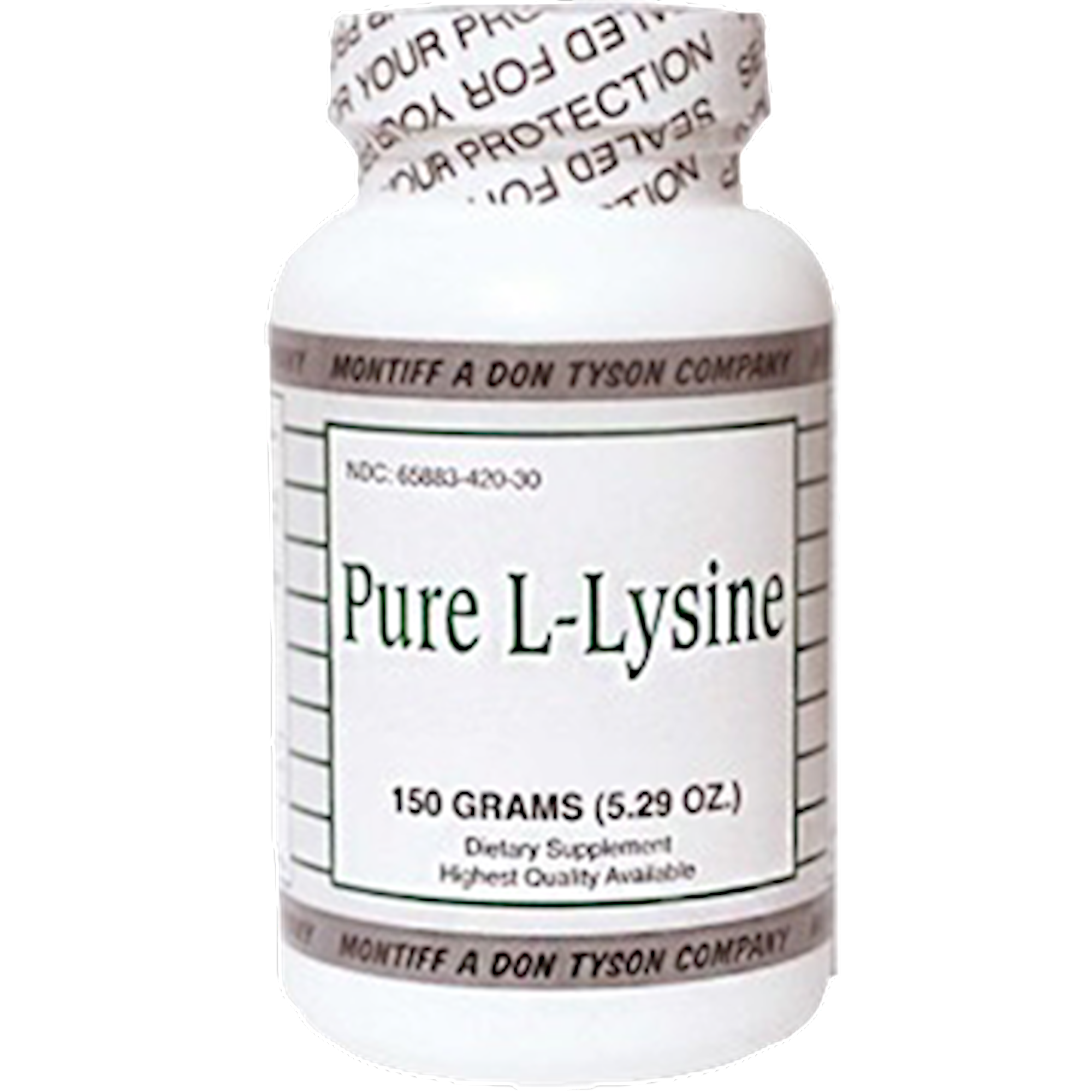 Pure L-Lysine (powder) 150 gms | LYS15 | Montiff