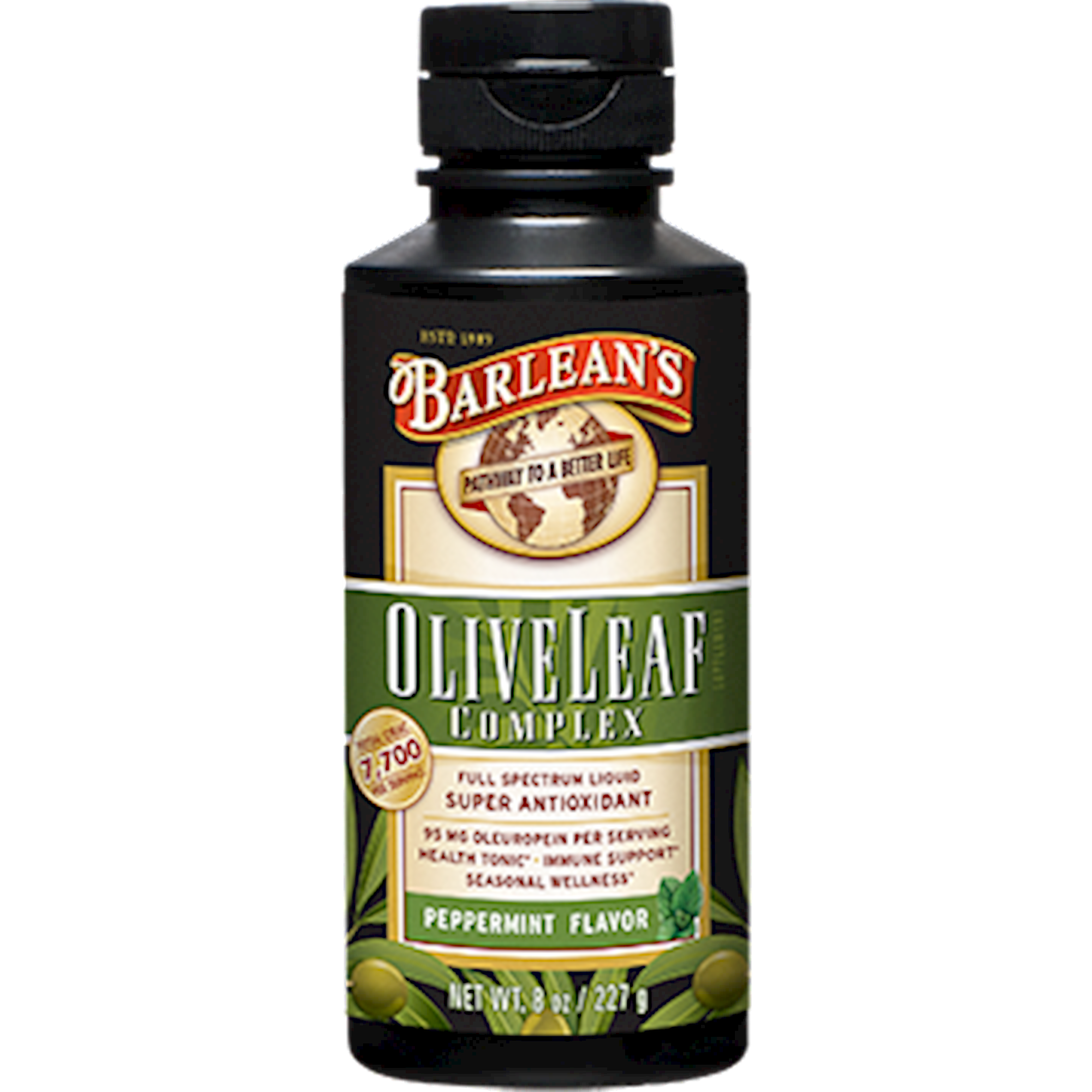 Olive Leaf Complex Peppermint | OLI44 | Barlean's Organic Oils