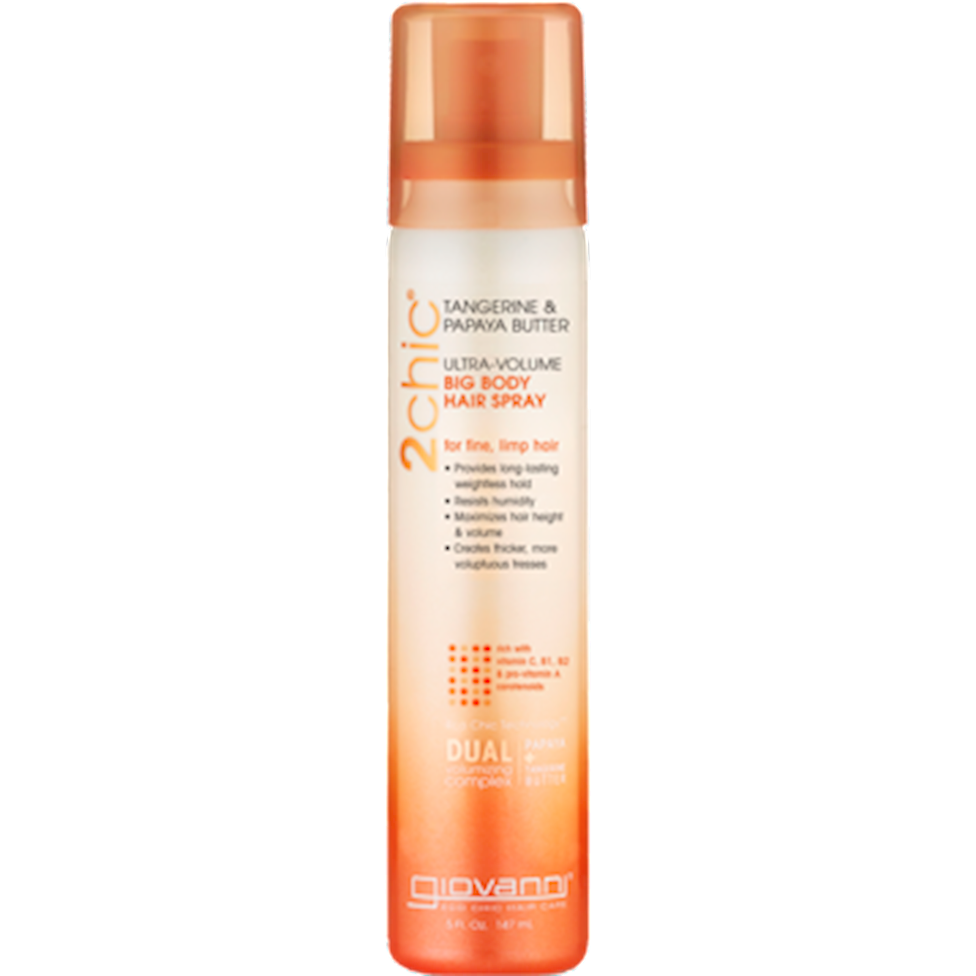 2chic Ultra-Volume Body Hair Spray | G18449 | Giovanni Cosmetics