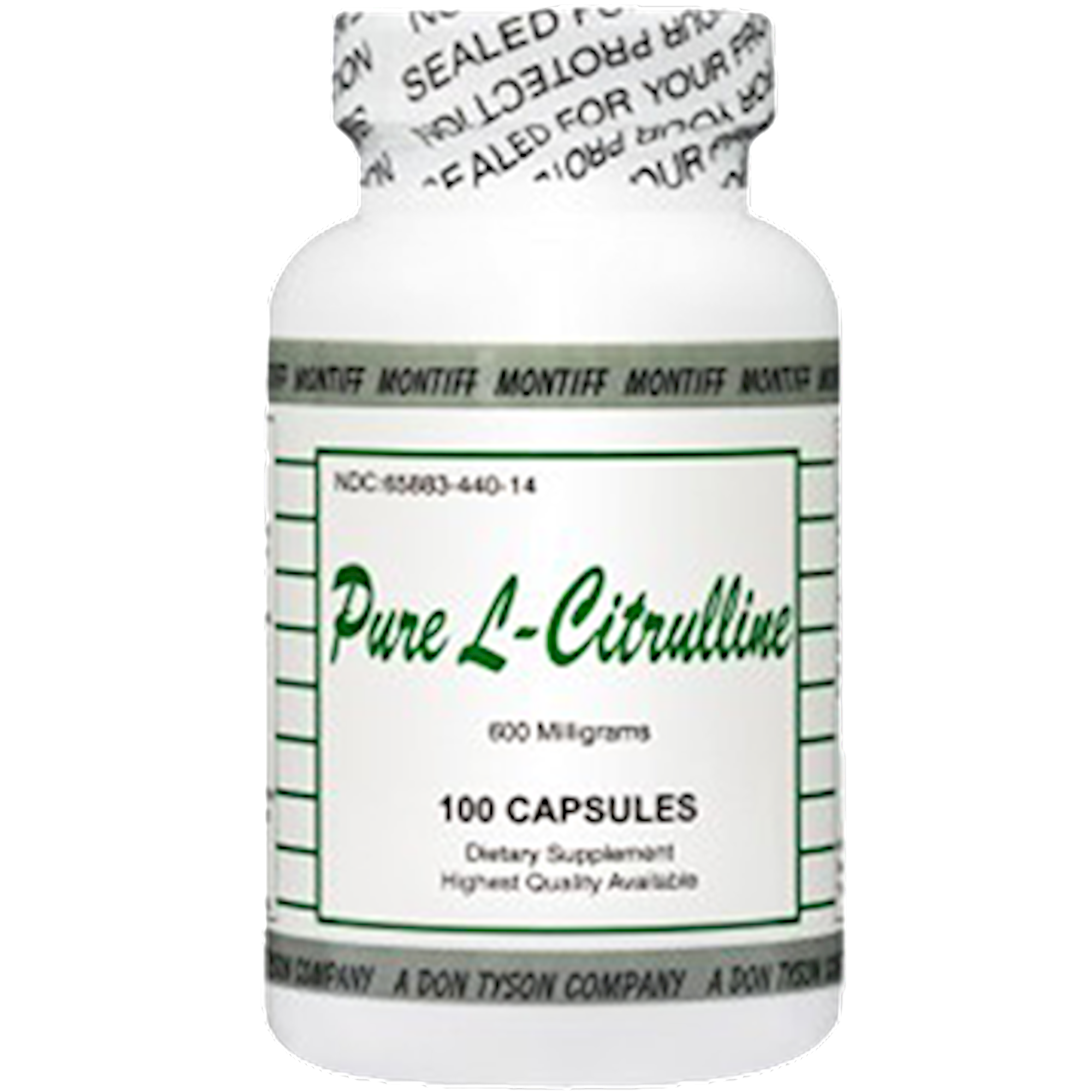 Pure L-Citrulline 600 mg | CIT14 | Montiff