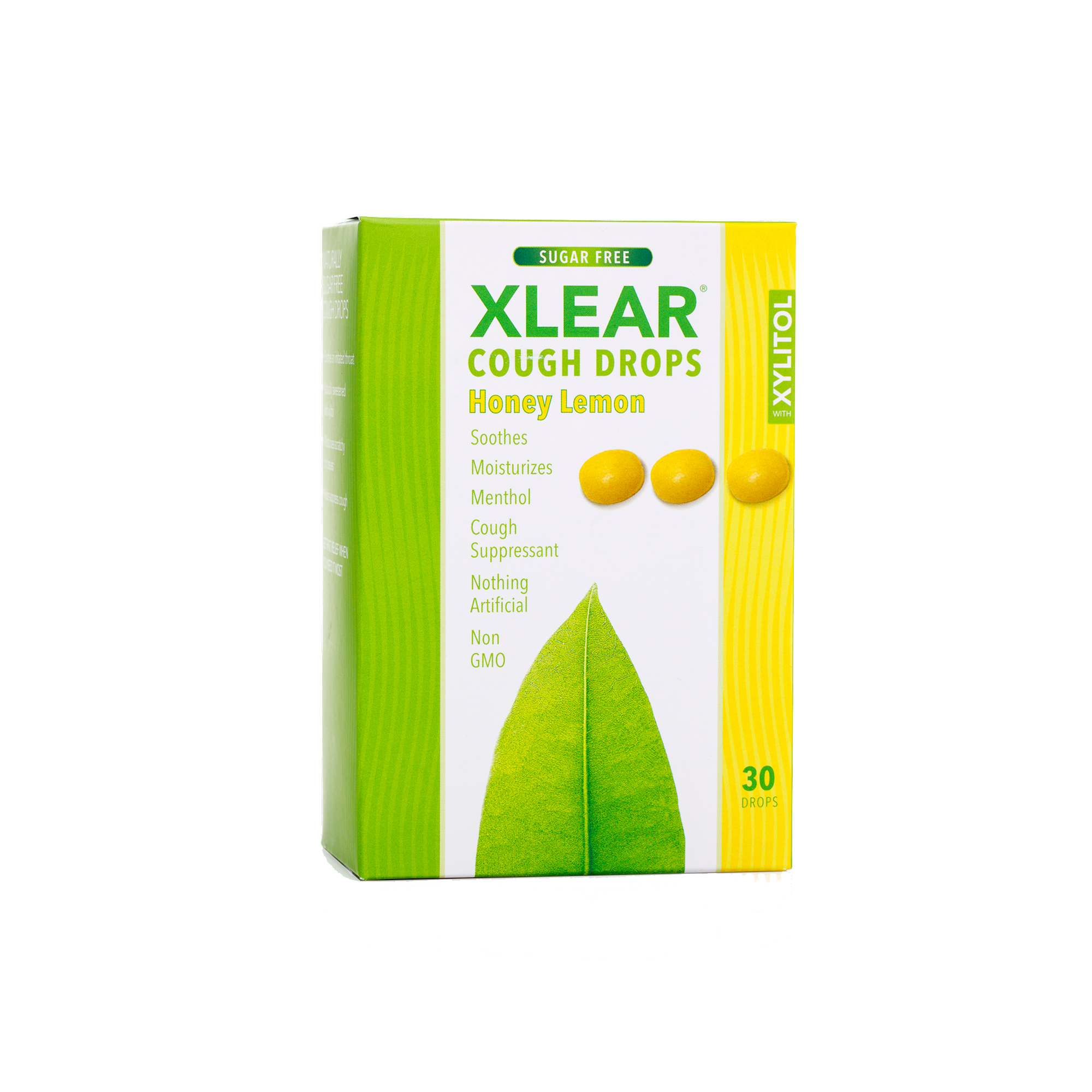 Xlear Honey Lemon Throat Drops 30 drops | XL2616 | Xlear