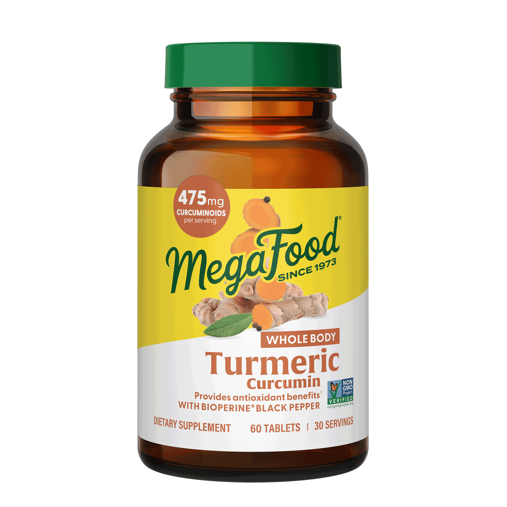 Turmeric Curcumin Extra Strength, Whole Body | M10006 | MegaFood