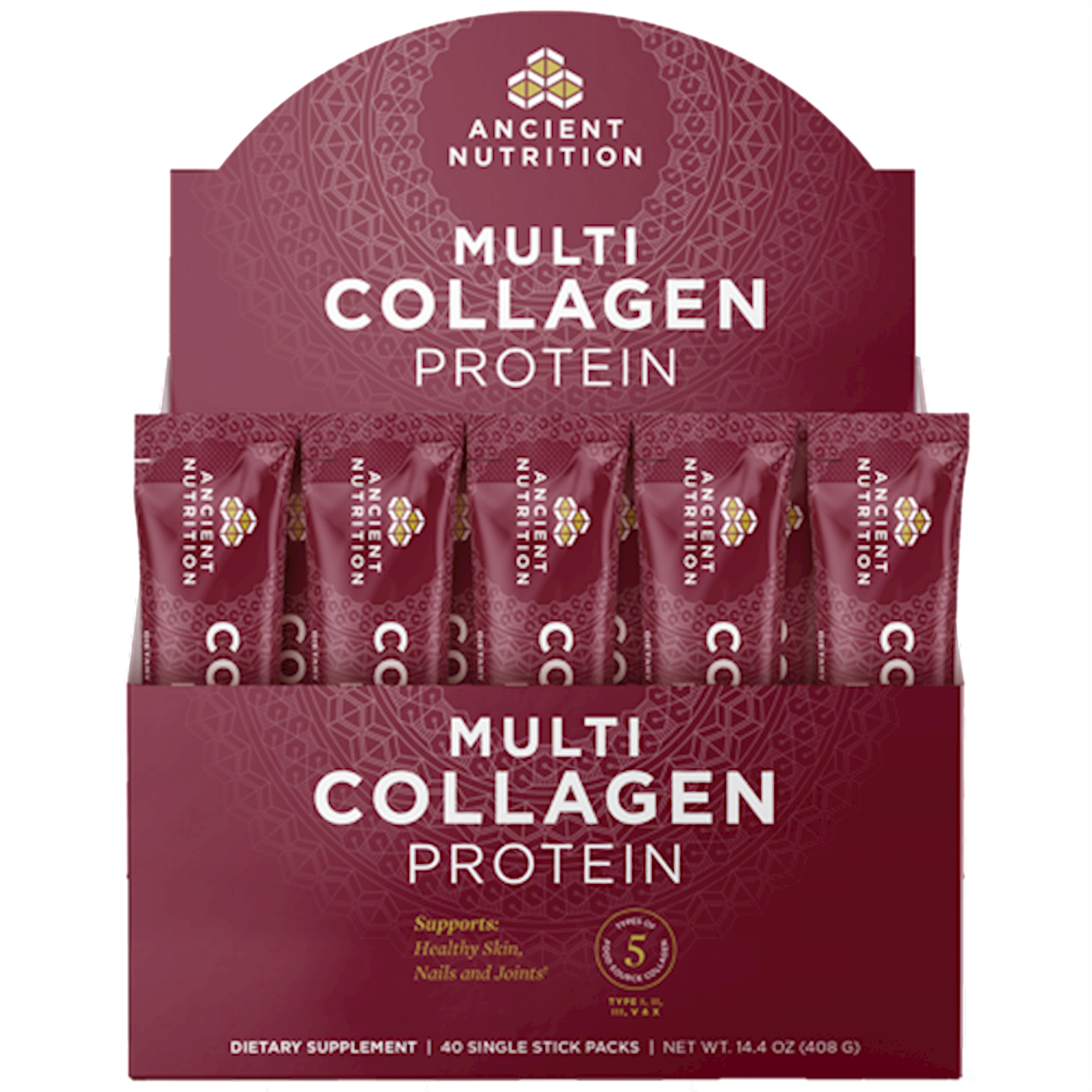 Multi Collagen Protein 40 packets | DA6320 | Ancient Nutrition