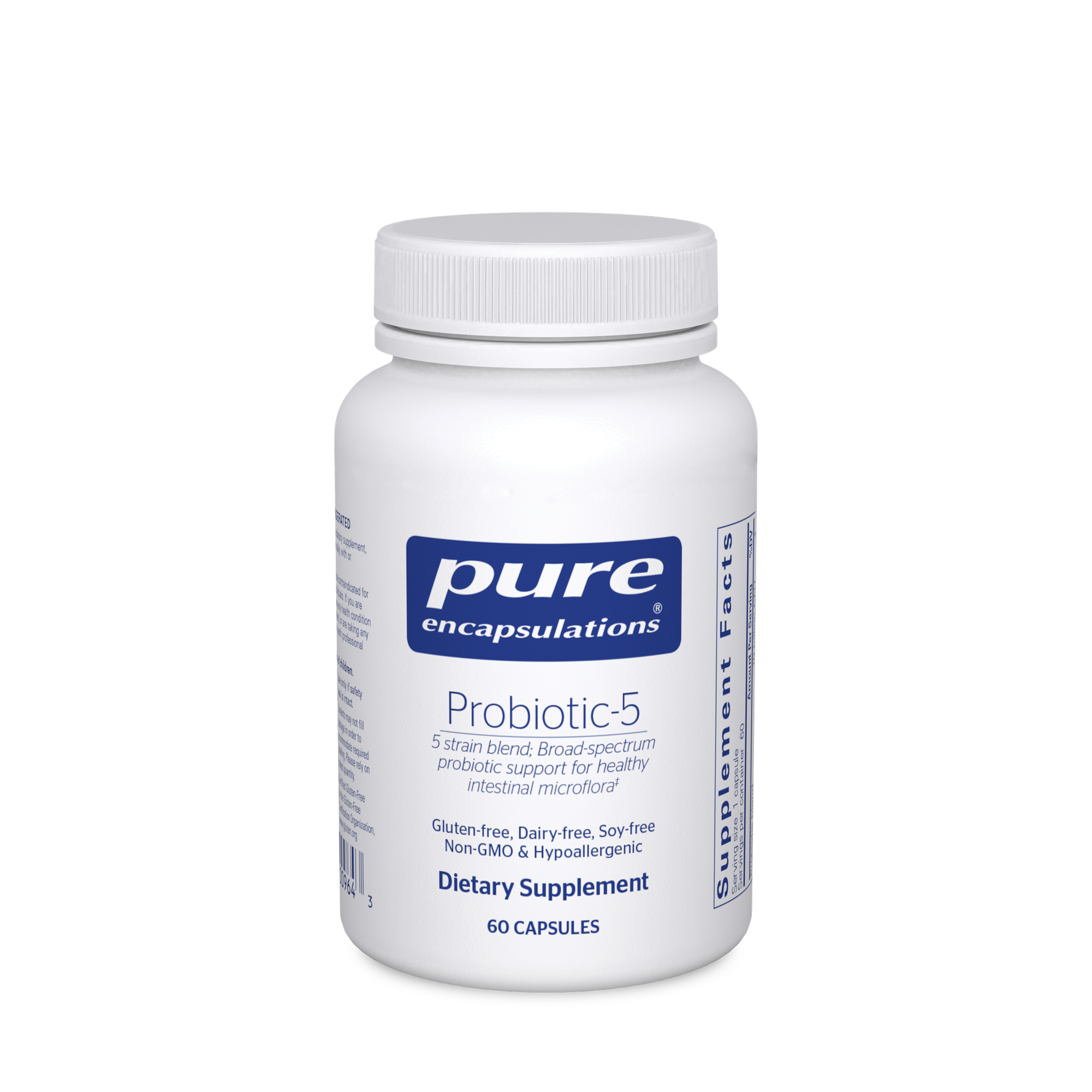 Probiotic-5 (dairy-free) 60 caps | PR107 | Pure Encapsulations
