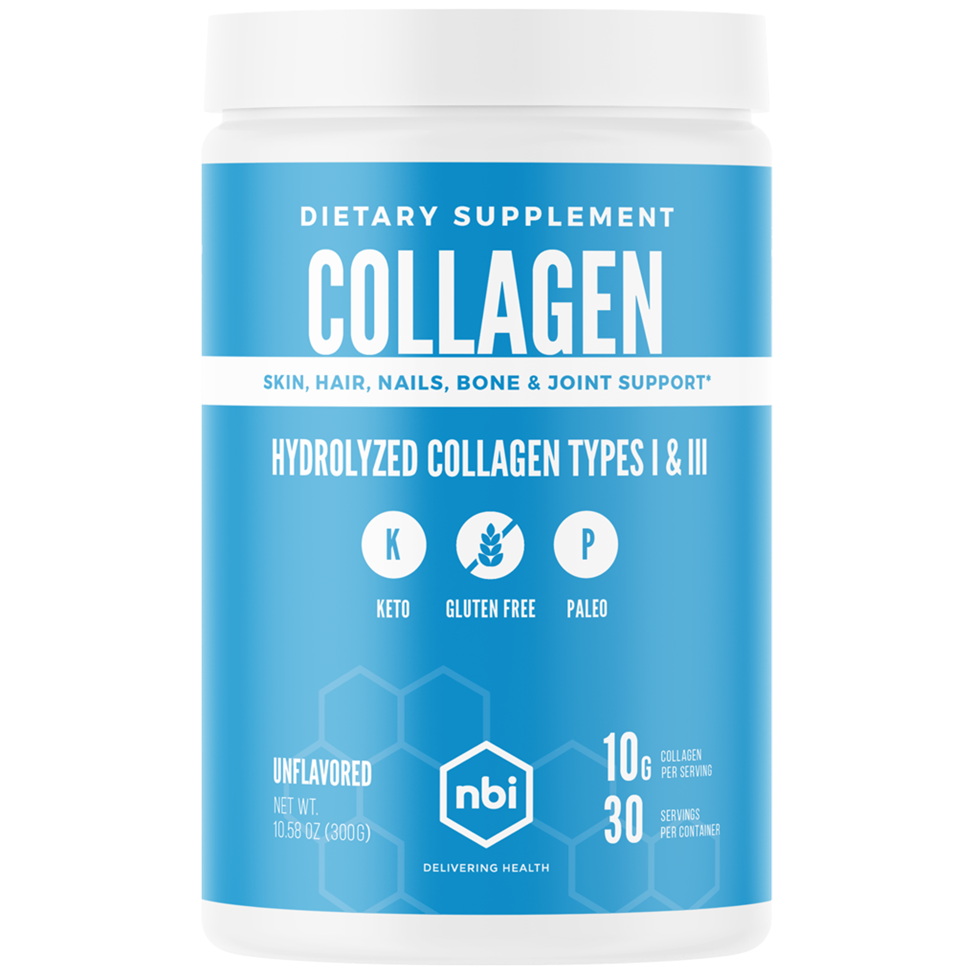 Collagen Types I & III Powder 300g | NB8591 | NBI
