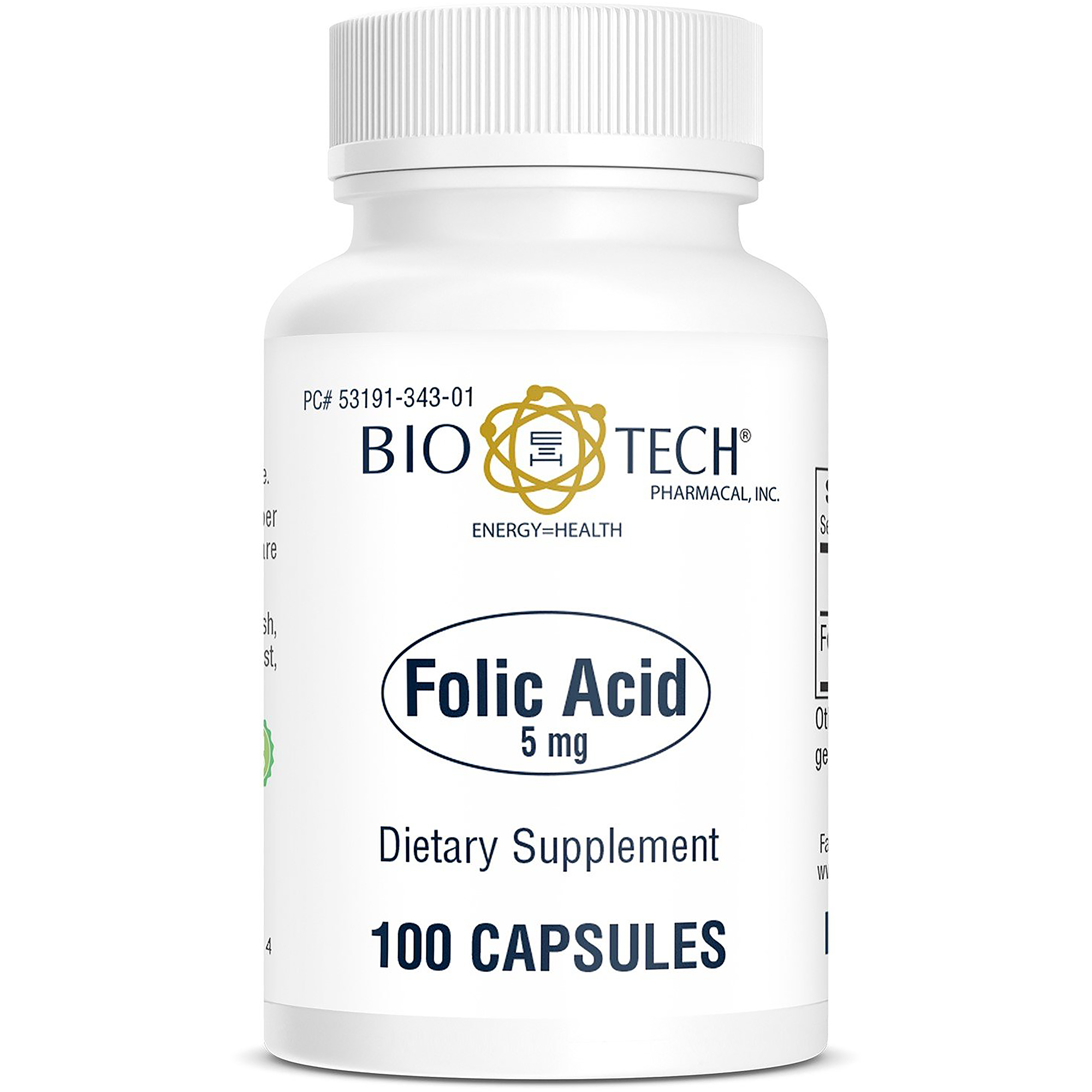 Folic Acid 5 mg | FOL12 | Bio-Tech