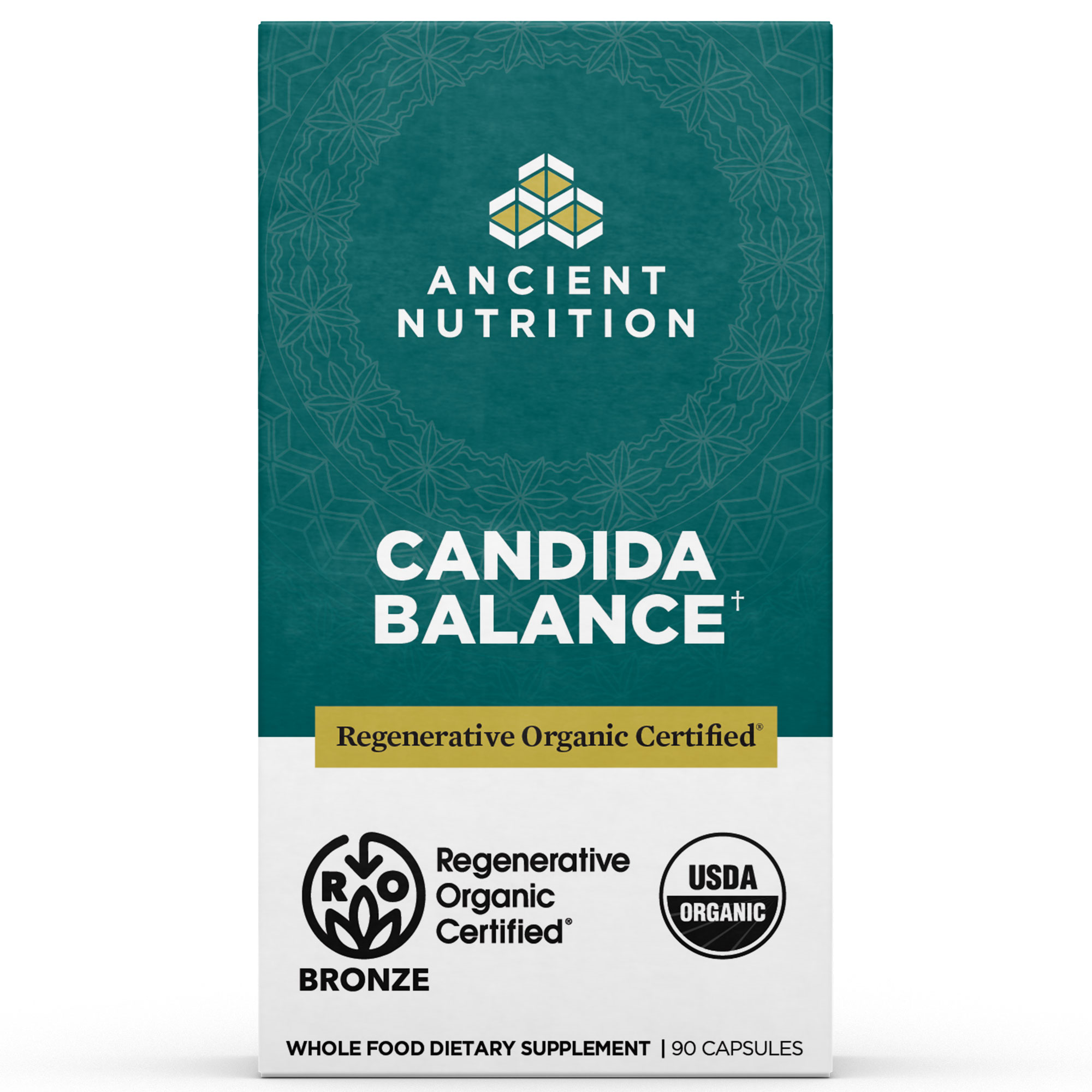 RegOrganic Cert- Candida Balance | A20738 | Ancient Nutrition