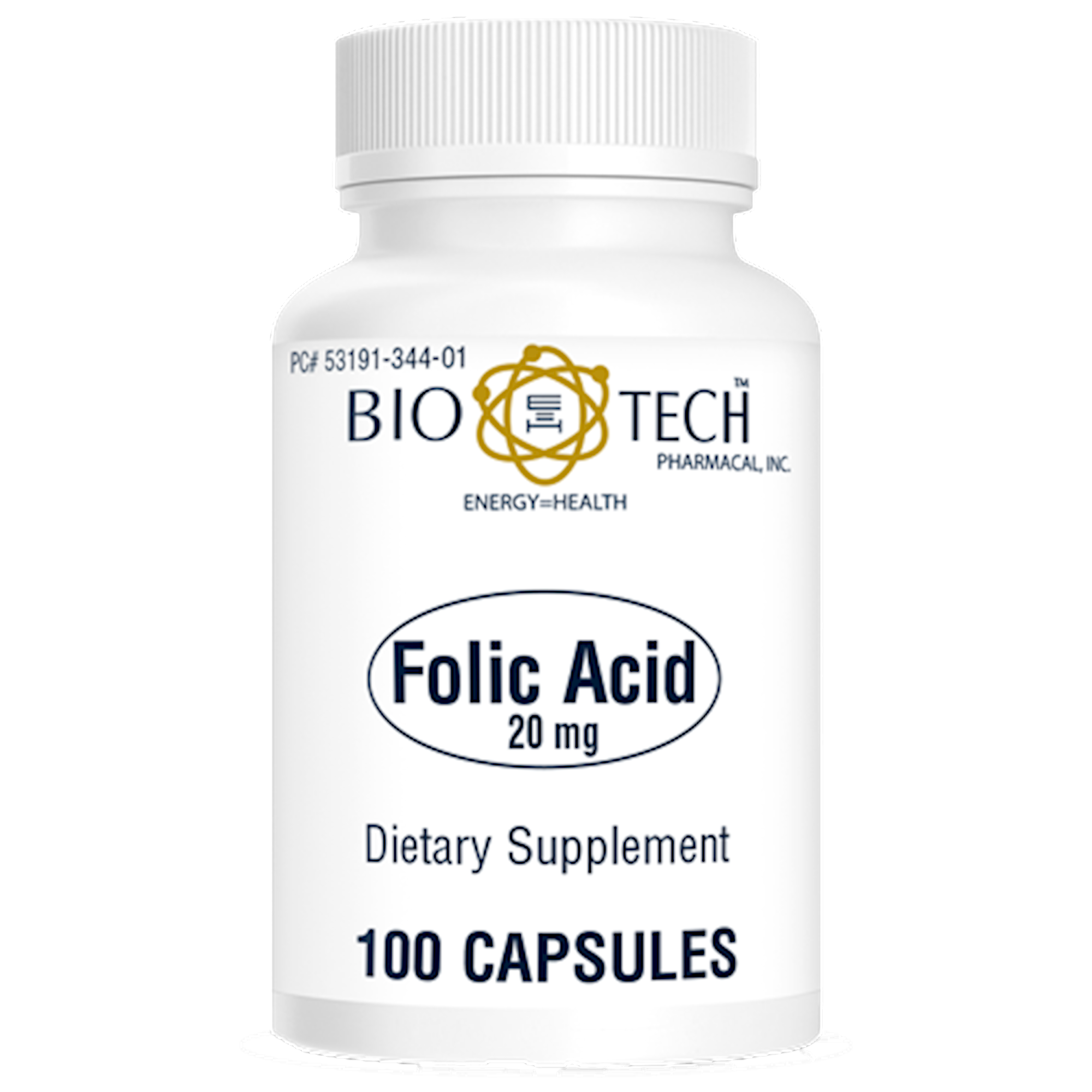 Folic Acid 20 mg | FOL10 | Bio-Tech